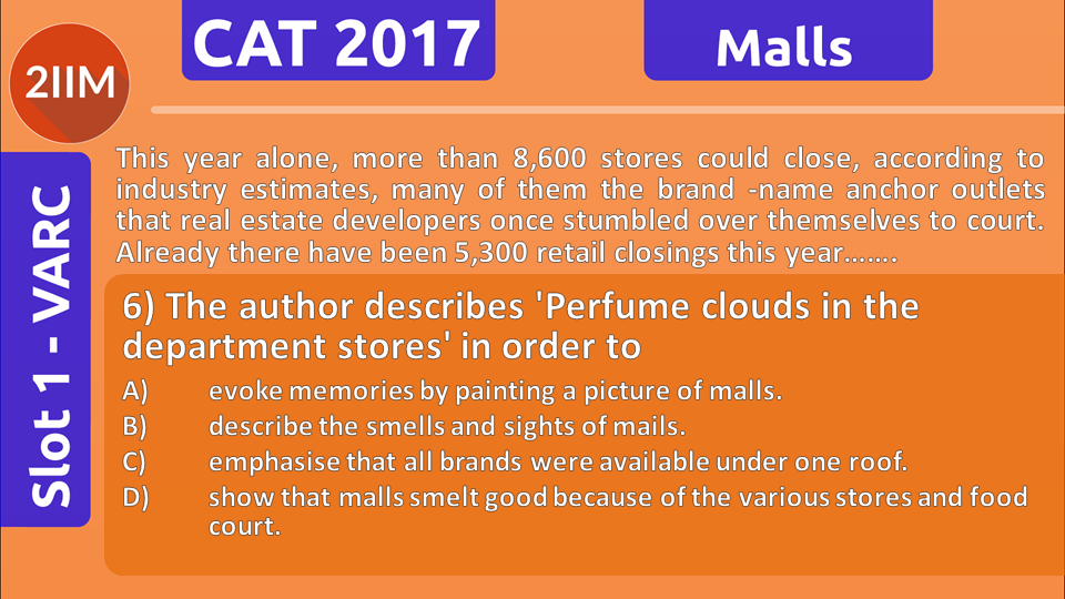 CAT Questions - VARC, 2IIM CAT 2024 CAT Online Coaching, CAT Online ...