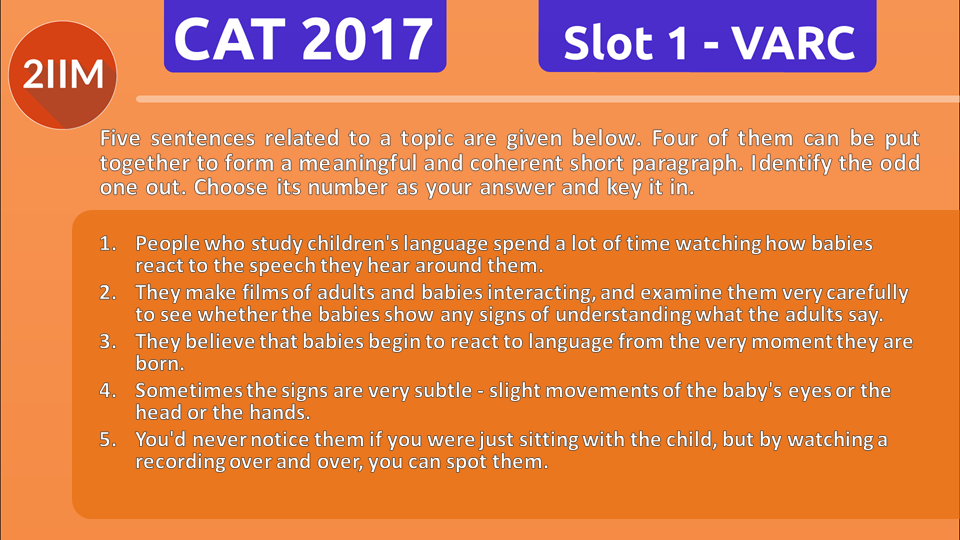 CAT Questions - VARC, 2IIM CAT 2024 Online Preparation, Online CAT ...