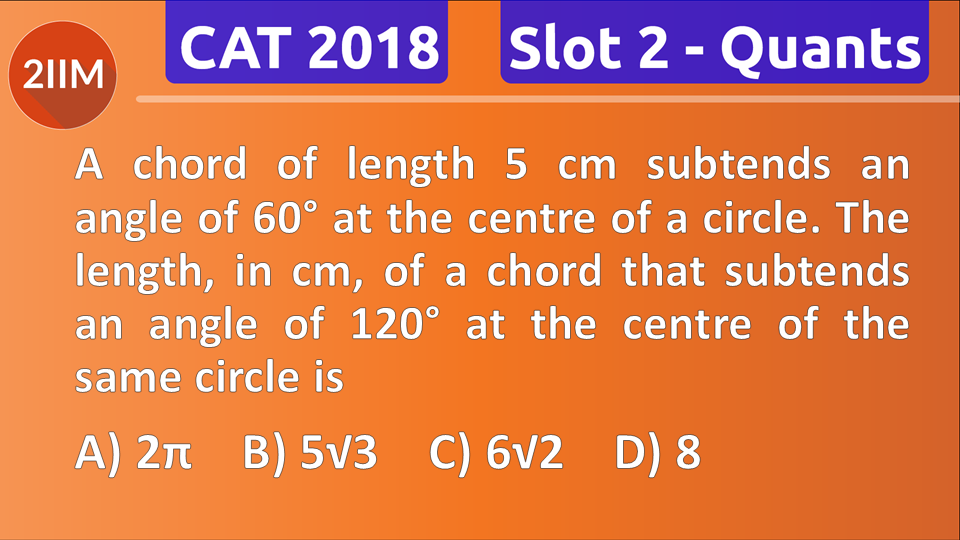 CAT Question Paper 2018 - CAT Geometry Questions, 2IIM CAT 2024 CAT ...