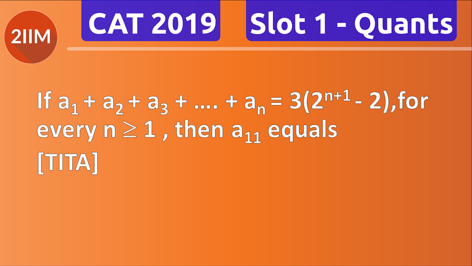 CAT 2019 Question paper - Series, 2IIM CAT 2024CAT coaching online ...