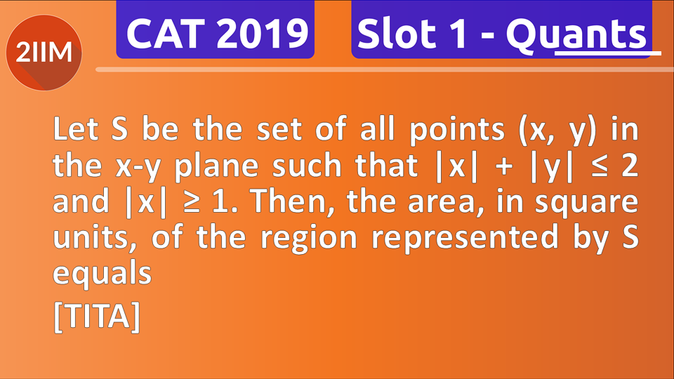 CAT 2019 Question paper - Algebra, 2IIM CAT 2024 CAT online coaching ...
