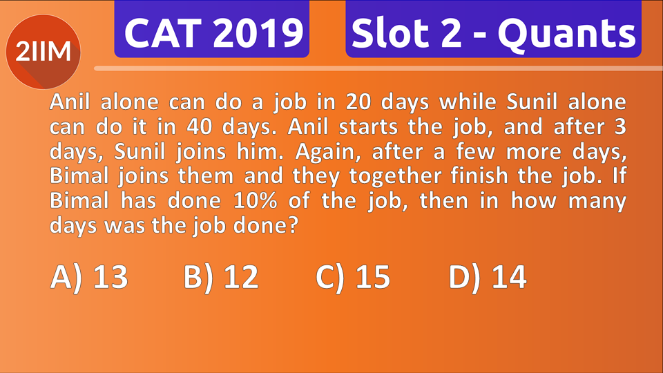 CAT Previous Year paper 2019 - Quants, 2IIM CAT 2024 Course Online, CAT ...