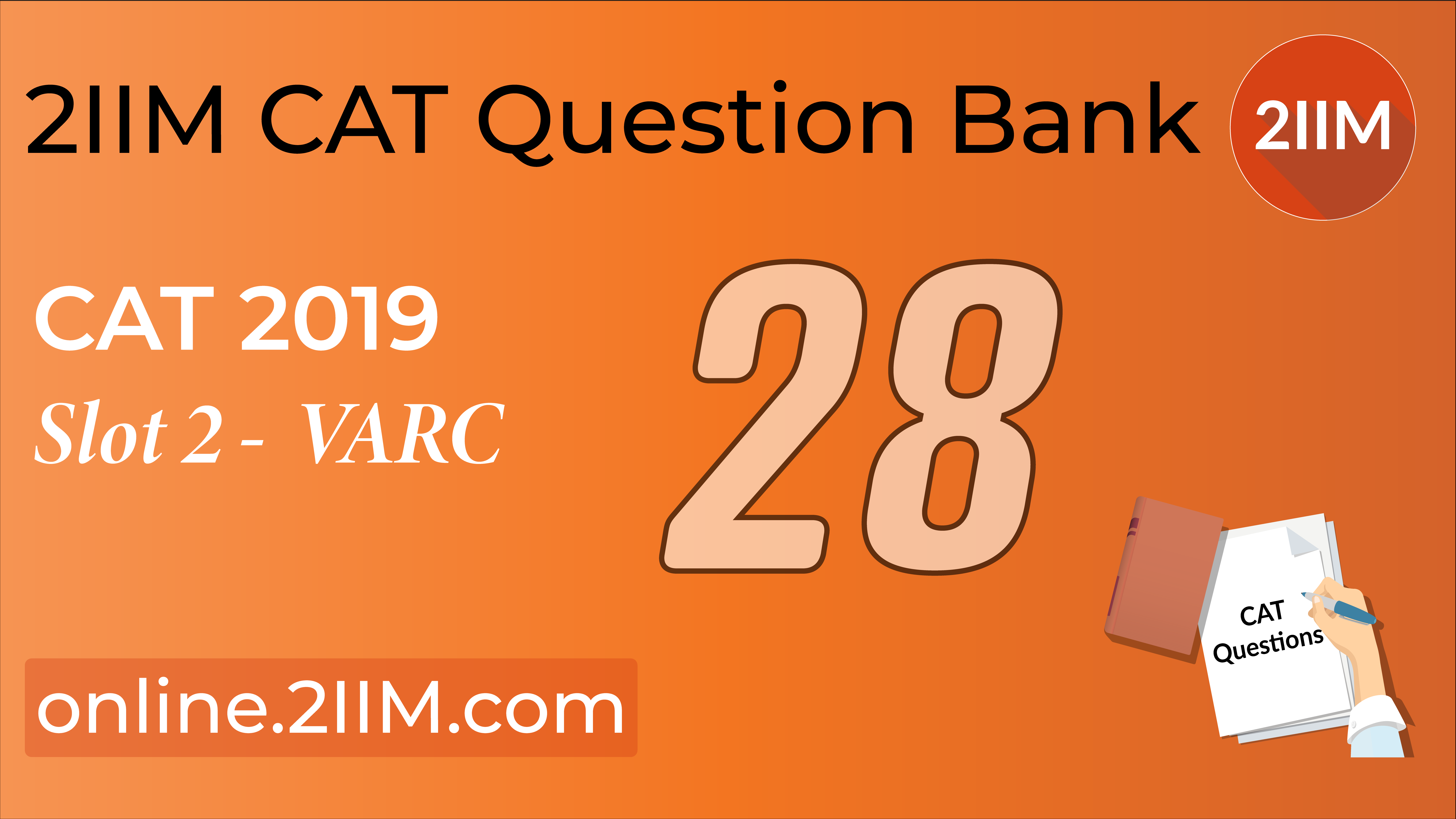 CAT 2019 Question Paper - VARC, 2IIM CAT 2024 Online Classes for CAT ...