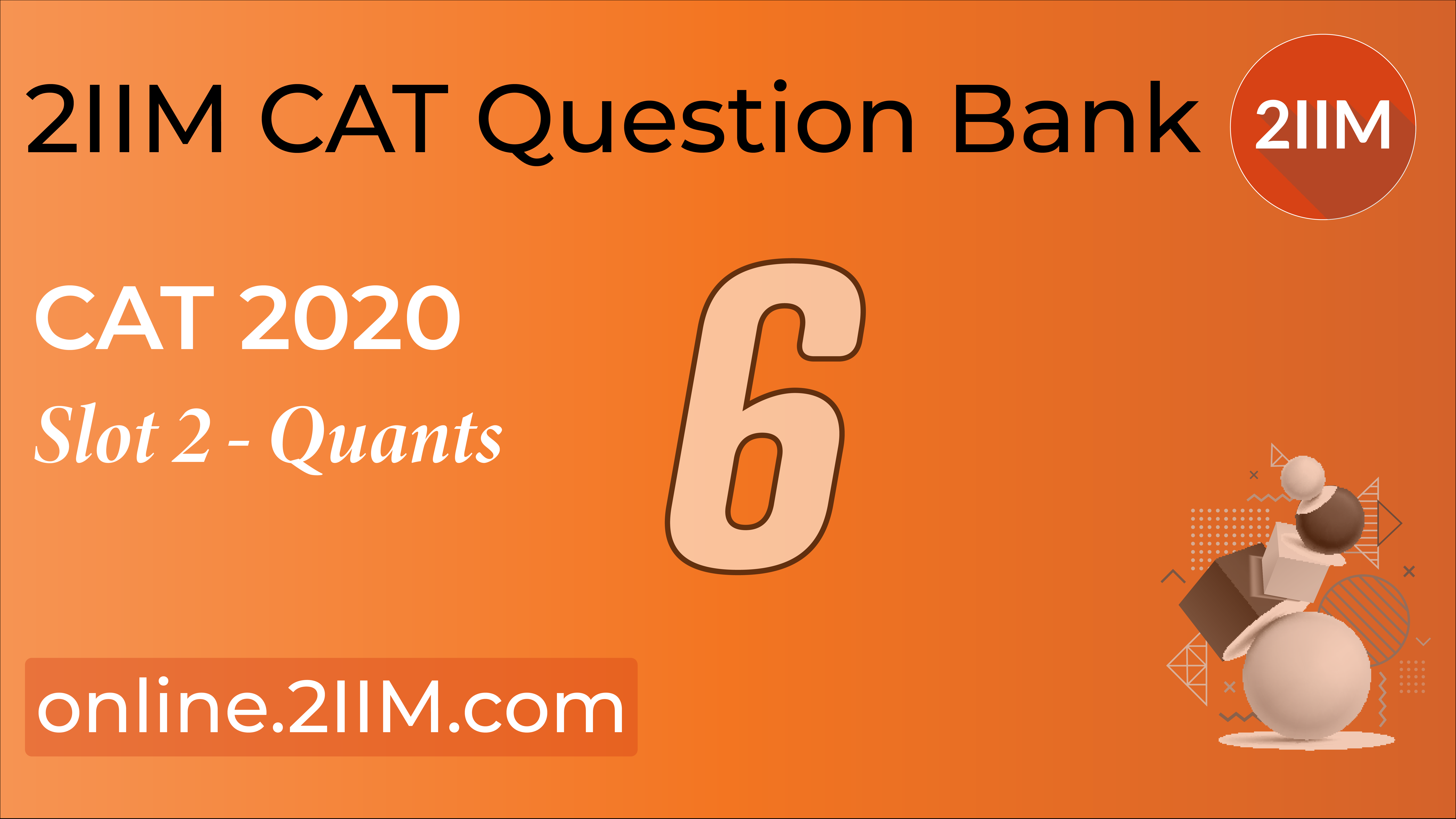 CAT Previous Year Paper 2020 - Quants - Progressions, 2IIM CAT 2024 ...