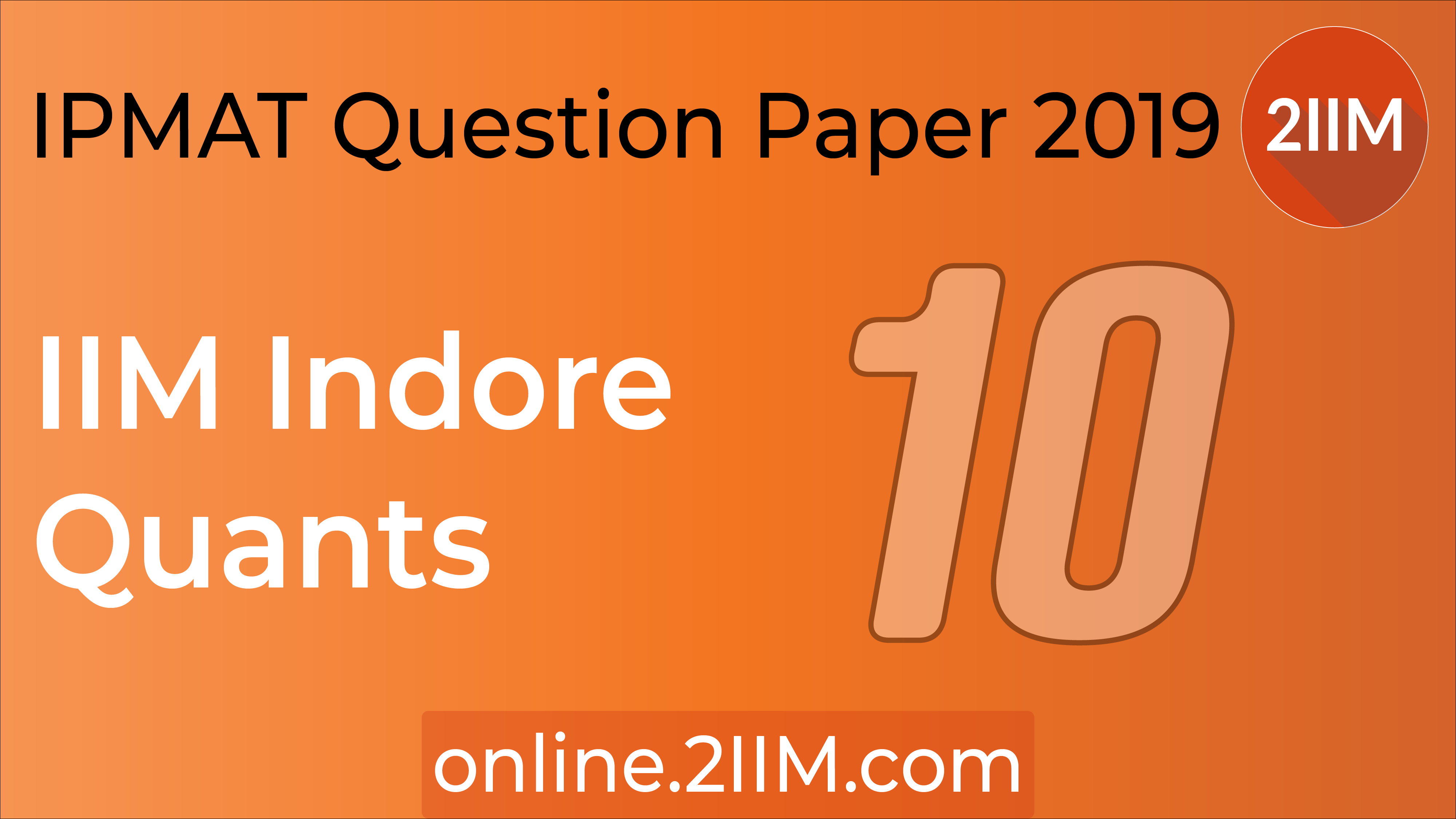 IPMAT Question Paper - Indore | IPM Indore | IPMAT CAT 2024 | IPM ...