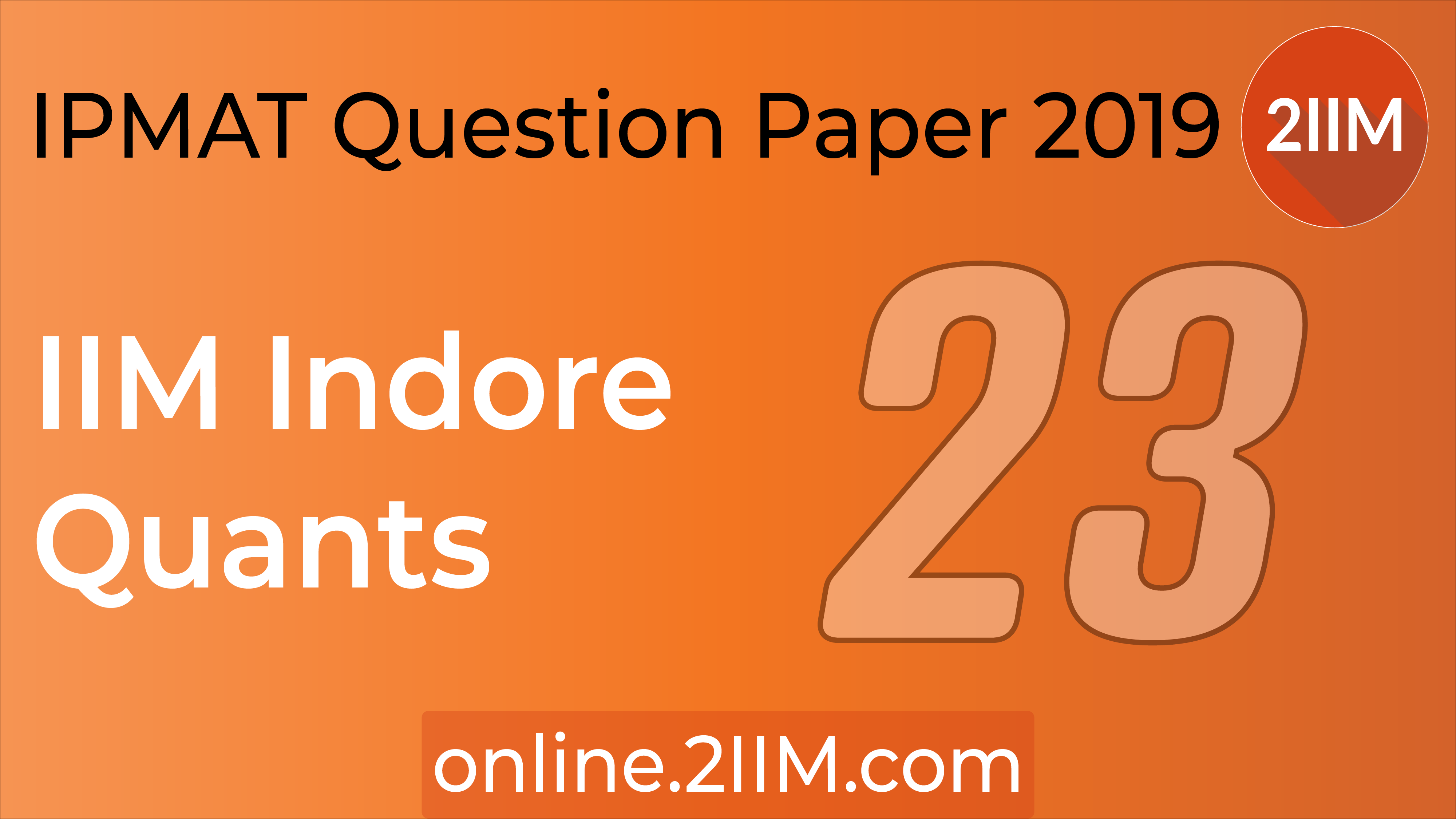 IPMAT Question Paper - Indore | IPM Indore | IPMAT CAT 2024 | IPM ...
