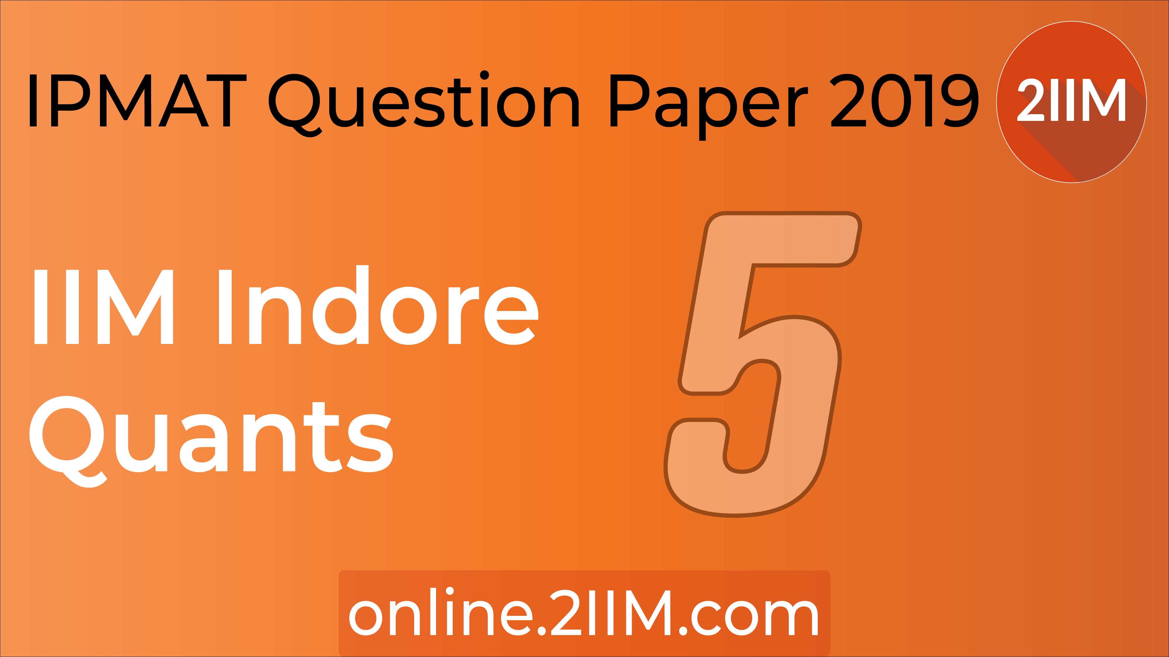 IPMAT Question Paper - Indore | IPM Indore | IPMAT CAT 2024 | IPM ...