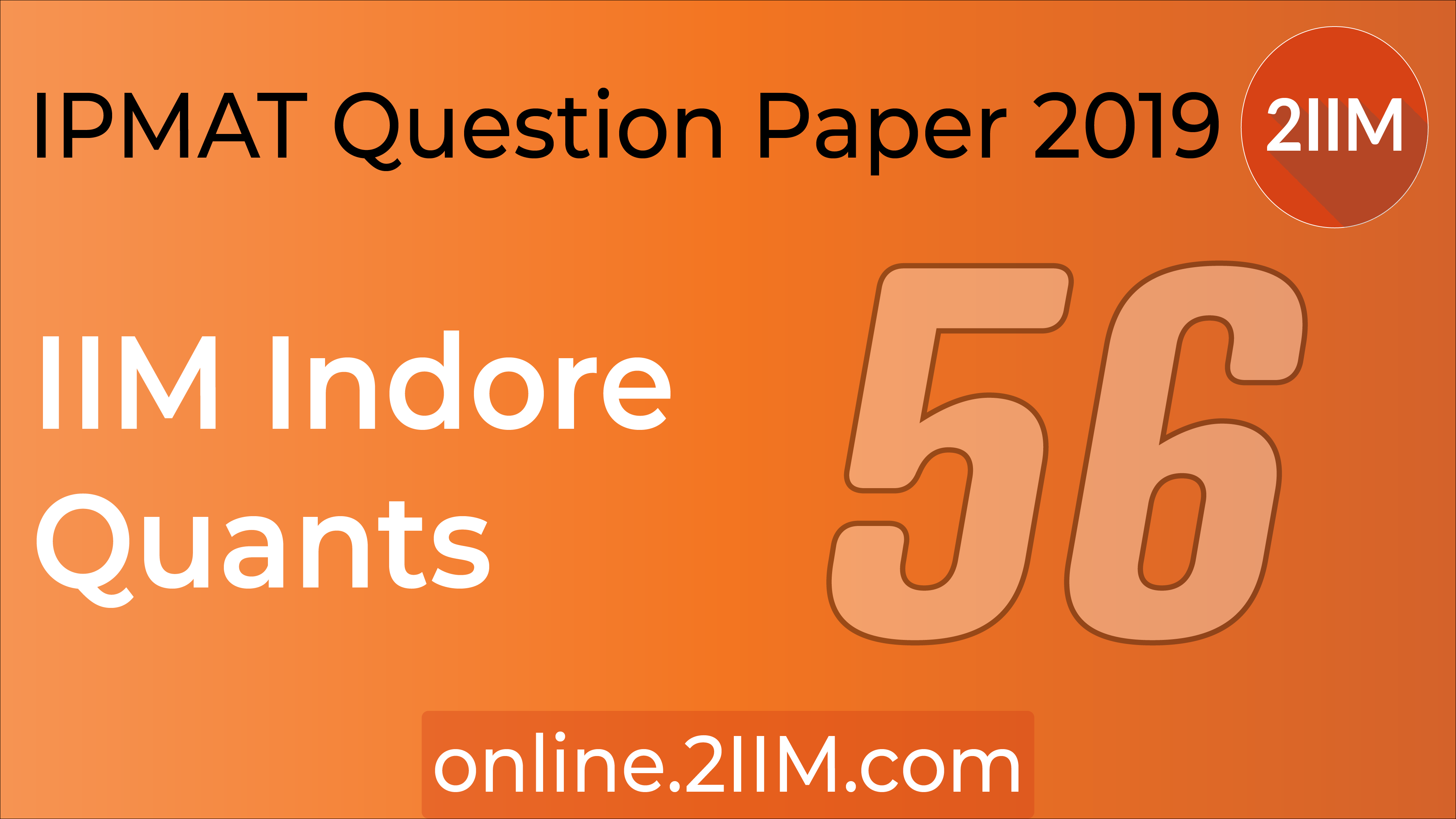 IPMAT Question Paper - Indore | IPM Indore | IPMAT CAT 2024 | IPM ...