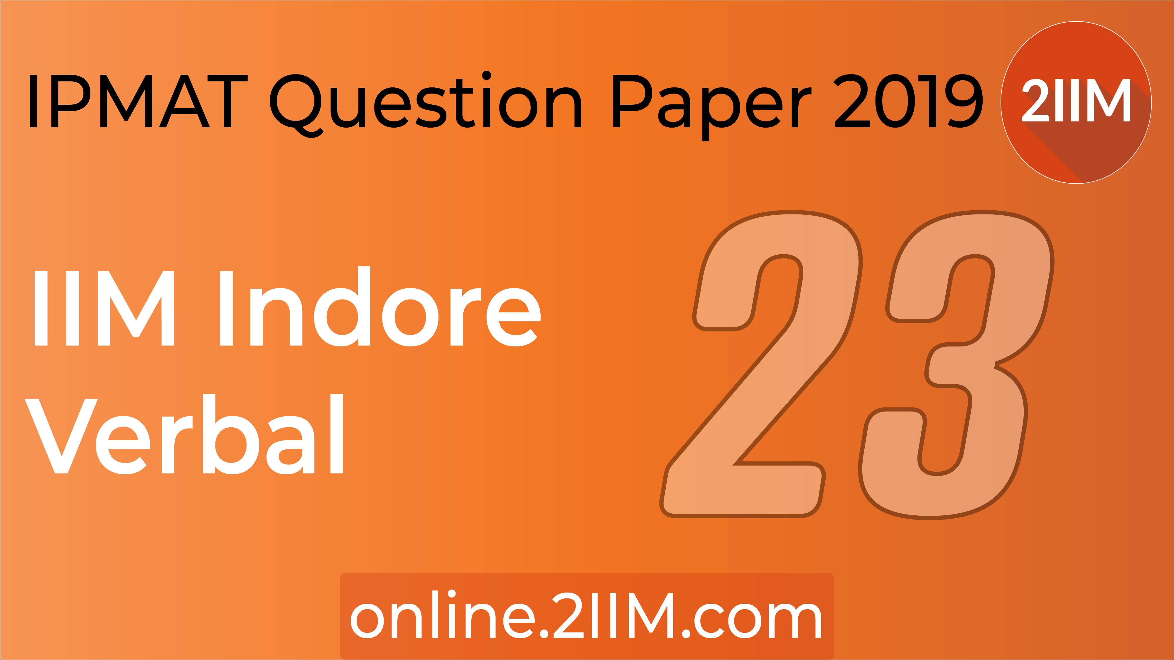 IPMAT Question Paper - Indore | IPM Indore | IPMAT CAT 2024 | IPM ...
