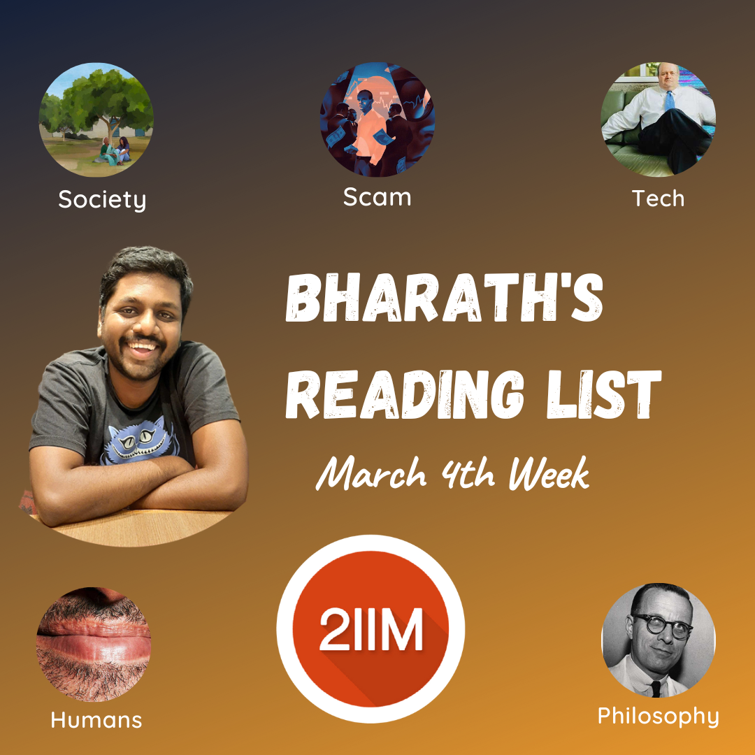 Reading List | This Week | March 4th week 2023 - 2IIM CAT Preparation Blog